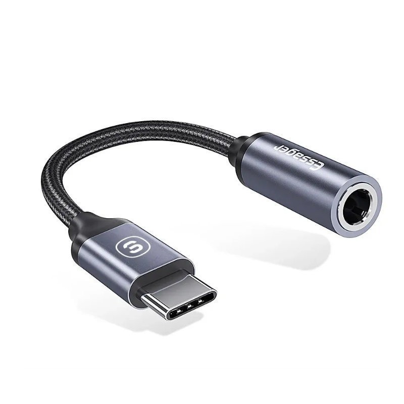 Przejściówka USBC do Mini Jack 3 5mm Adapter Tel Essager do Audio ...