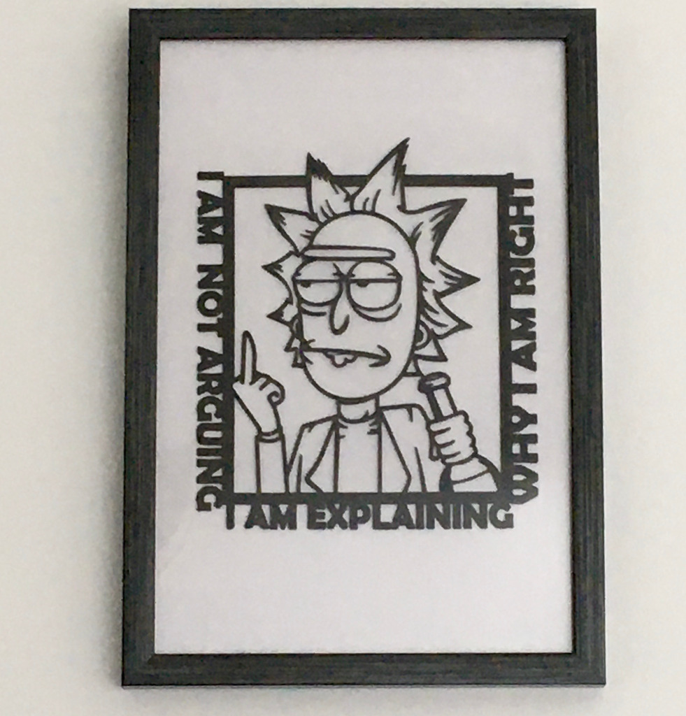 Rick frame 3d art | Węgrzce | Kup teraz na Allegro Lokalnie