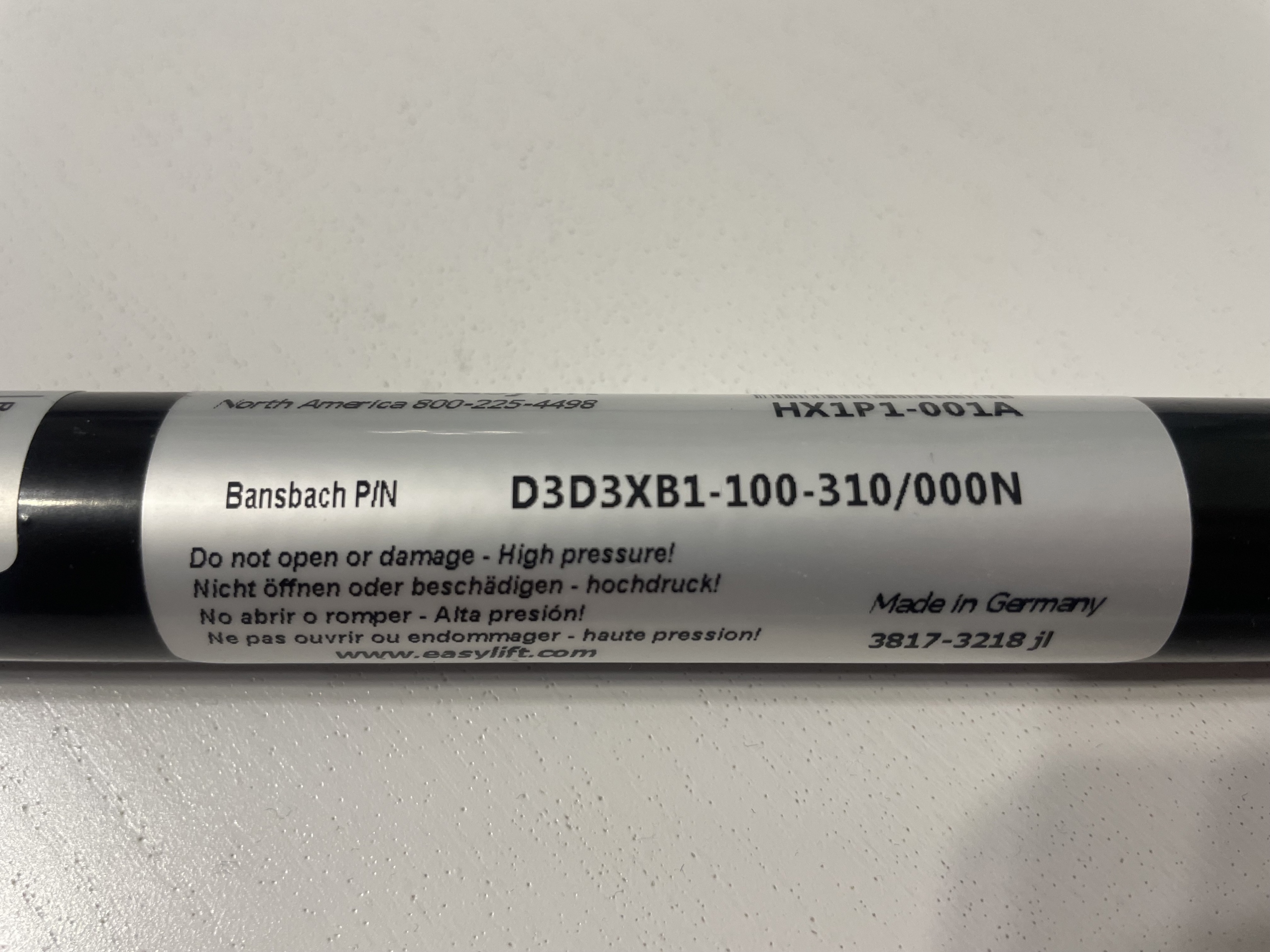 Bansbach easylift tłumik gazowy sprężyna nowa | Piekary Śląskie | Kup ...