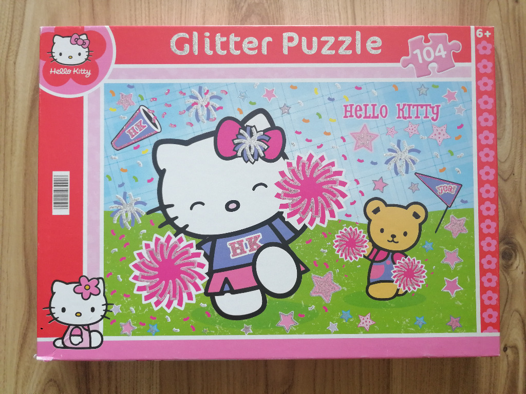 Puzzle Hello Kitty Glitter brokatowe 104 el | Zielona Góra | Kup teraz ...