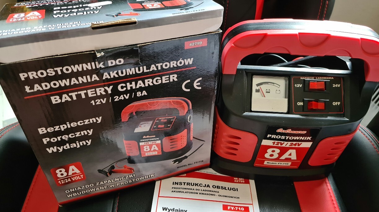Carcommerce 42799 Prostownik Do Akumulatorów 12V8A | Łódź | Kup teraz ...