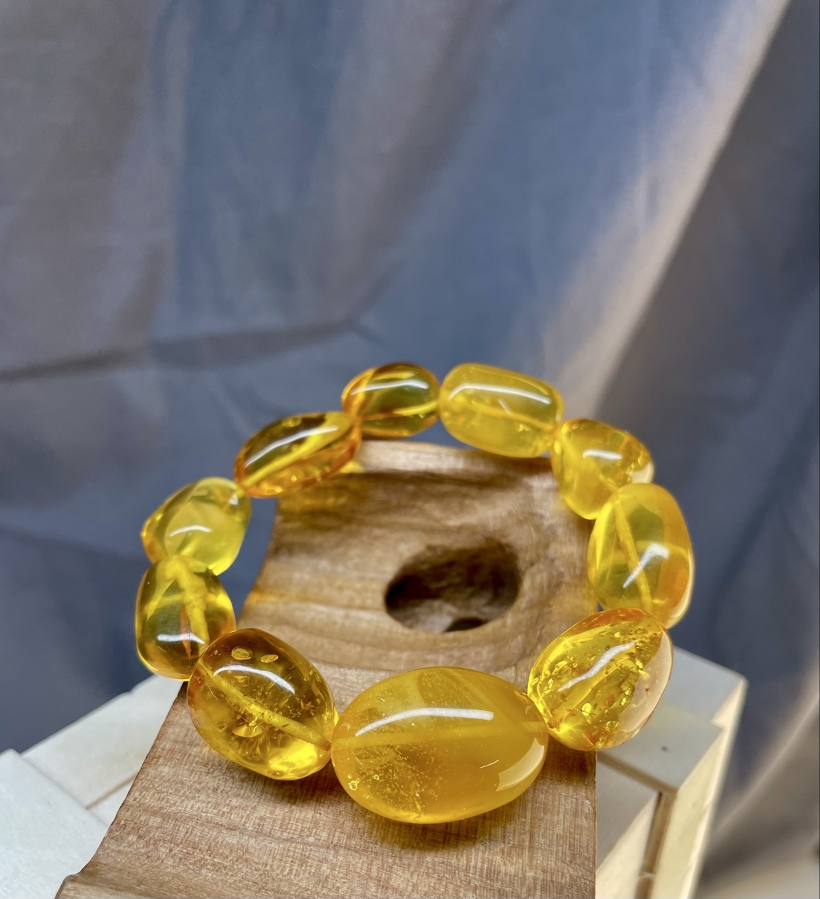 Gruba bransoletka z naturalnego bursztynu bałtyckiego 24 81g | Gdańsk | Kup teraz na Allegro ...