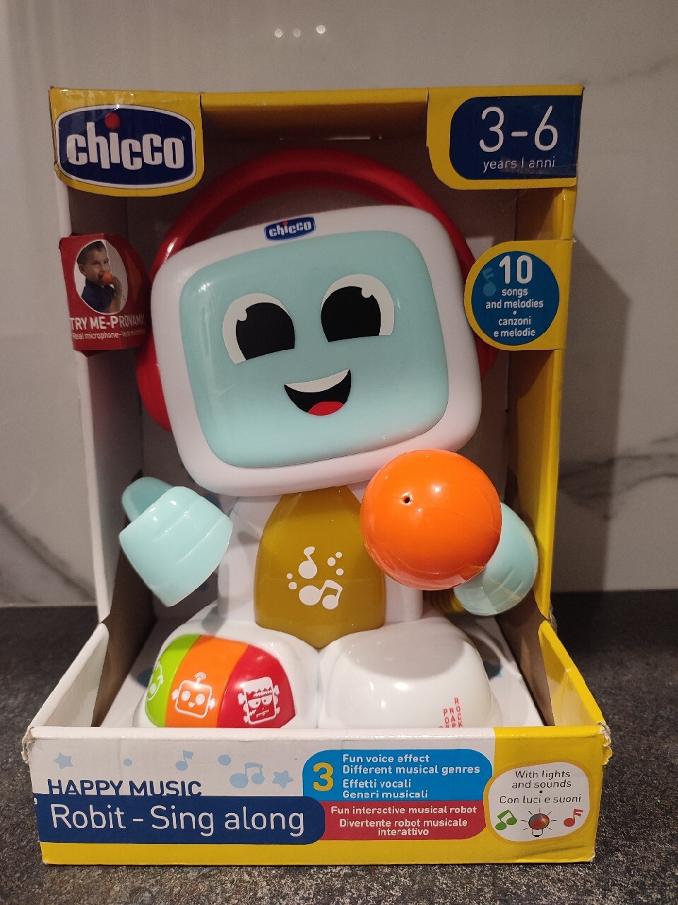 Chicco Happy Music Robit Sing Along śpiewający robot dzieci ...