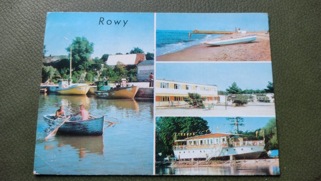 Rowy, r. 1980 port rybacki kawiarnia Tahiti | Nojewo | Licytacja na Allegro Lokalnie