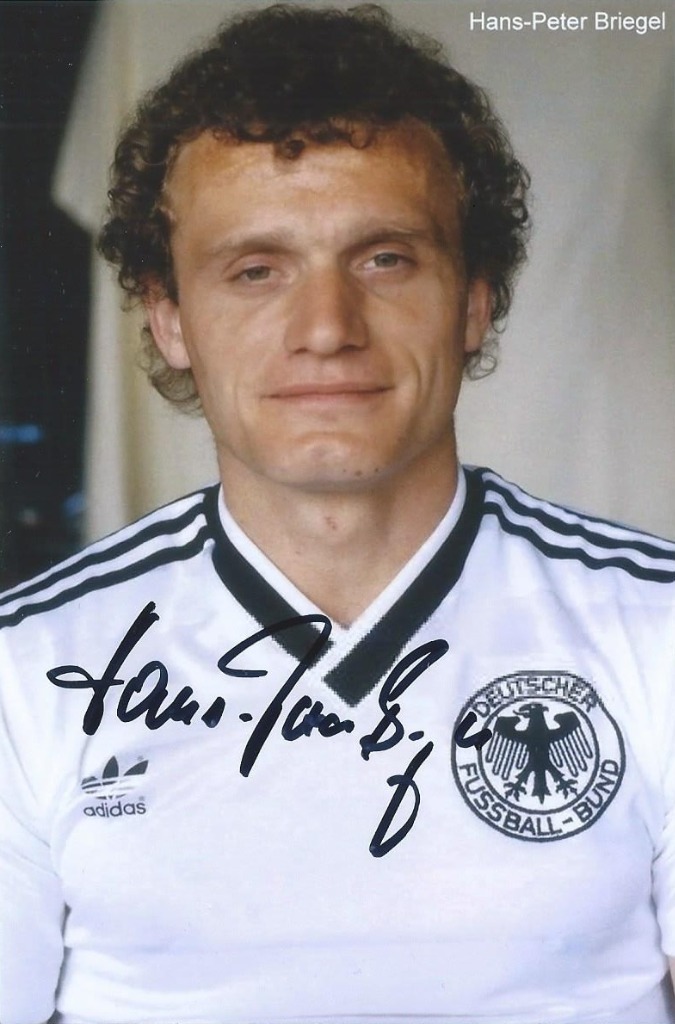 Hans-Peter BRIEGEL oryginalny autograf MŚ '82 '86 | Warszawa | Kup ...