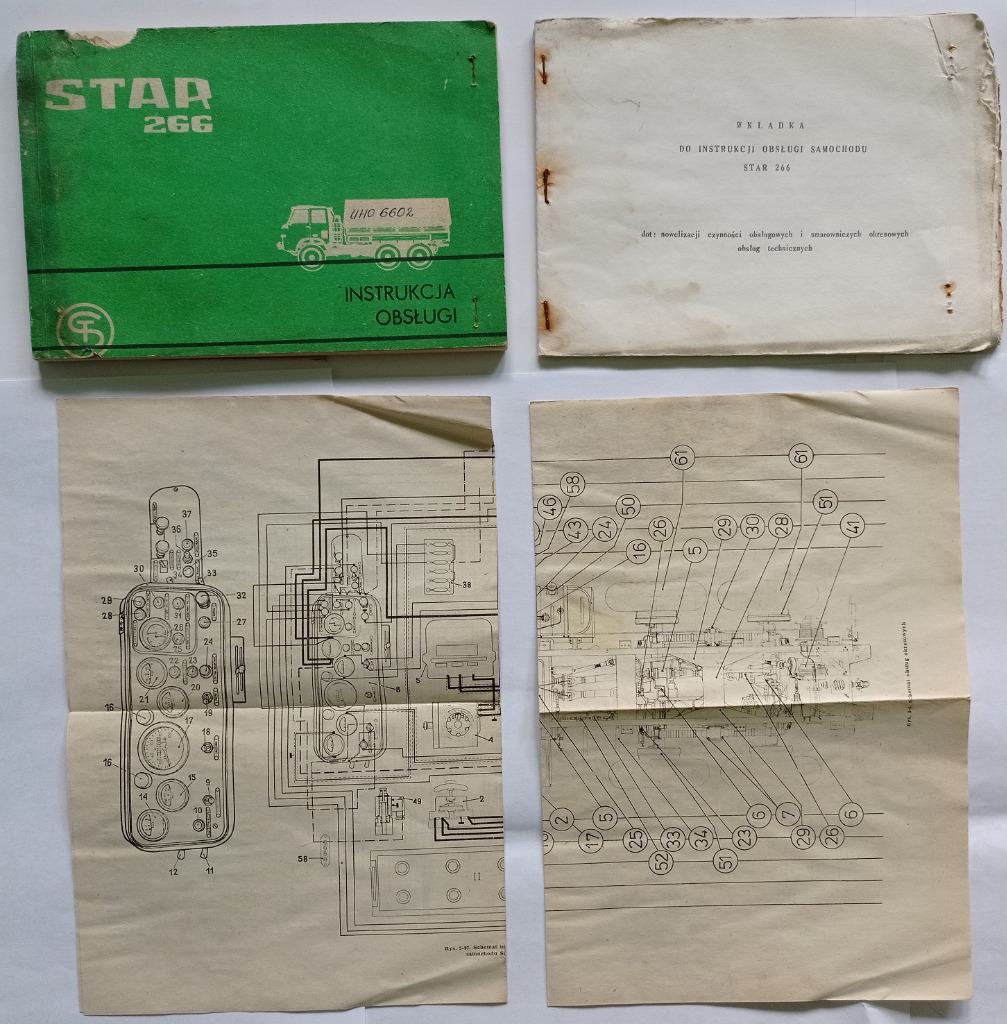 Instrukcja obsługi STAR 266+schemat+wkładka | Jodłownik | Kup teraz na ...