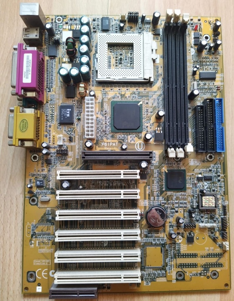 Płyta główna ECS P6IPAT socket 370 dla Pentium III Intel 815EP Solano3 ...