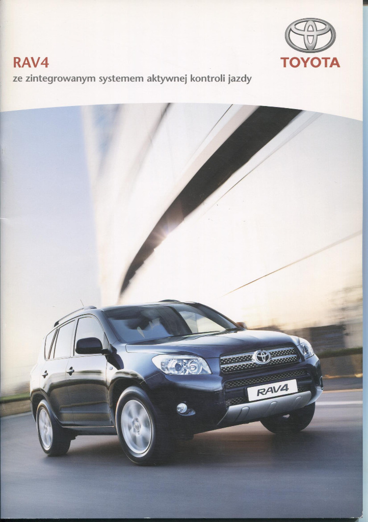 PROSPEKT TOYOTA RAV42008 | LUBLIN | Kup teraz na Allegro Lokalnie