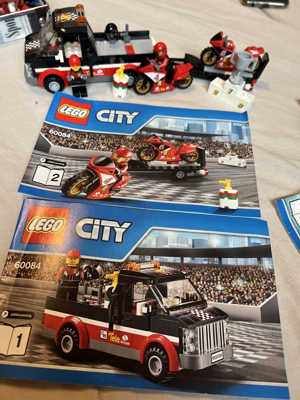 Zestaw Lego City 60084 Motory wyścigowe, samochód | Warszawa ...