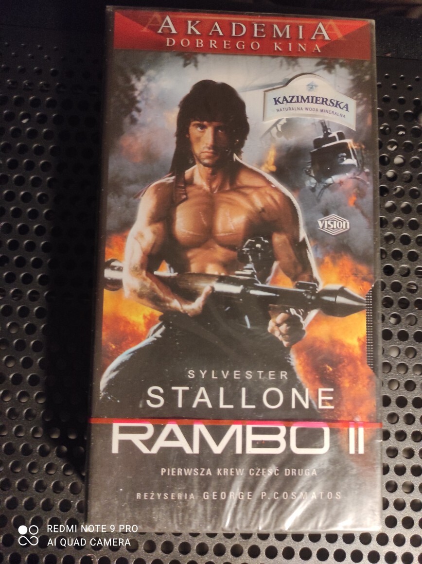 Kaseta VHS RAMBO ll zafoliowana | Bydgoszcz | Kup teraz na Allegro Lokalnie