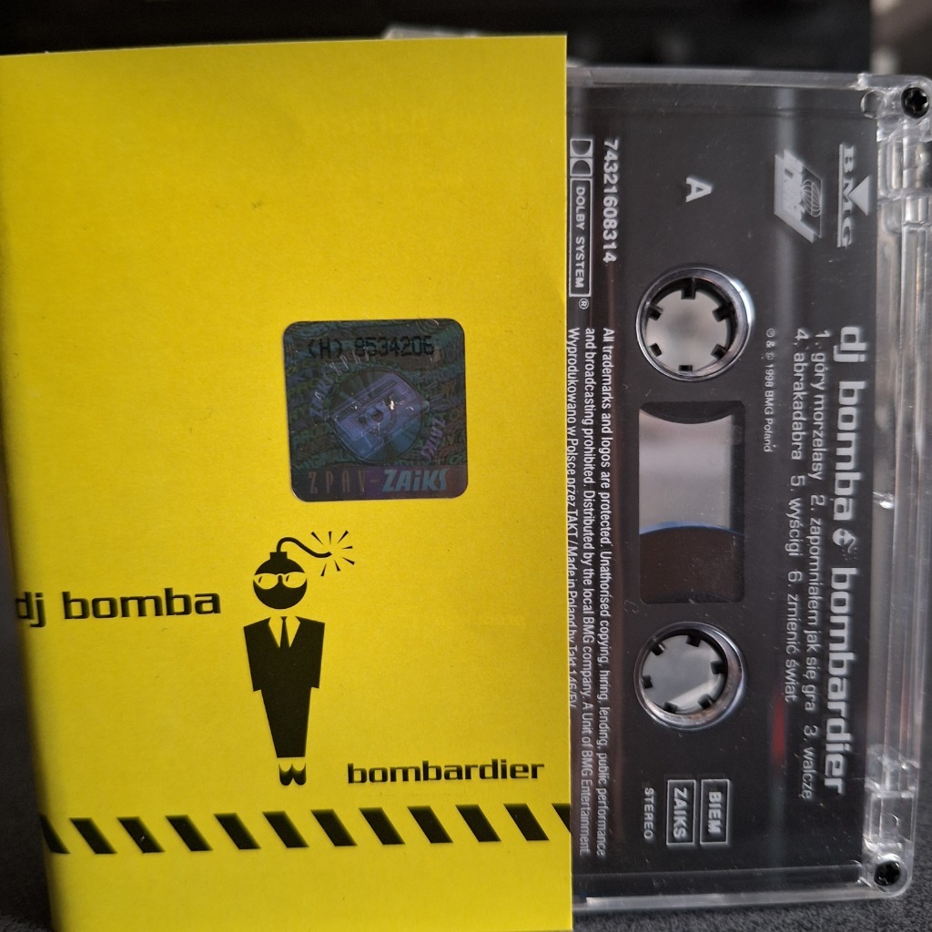 Dj Bomba "Bombardier" - kaseta magnetofonowa | Warszawa | Kup teraz na ...