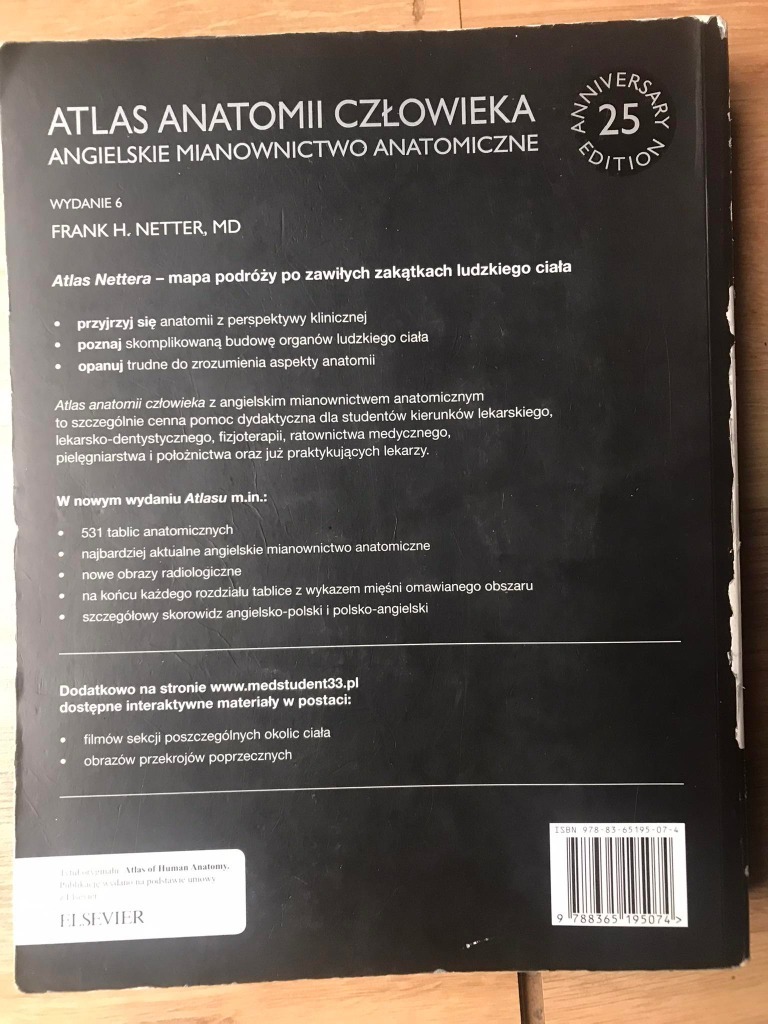 Atlas Anatomii Człowieka, Frank H. Netter, ang | Pręgowo Górne | Kup ...