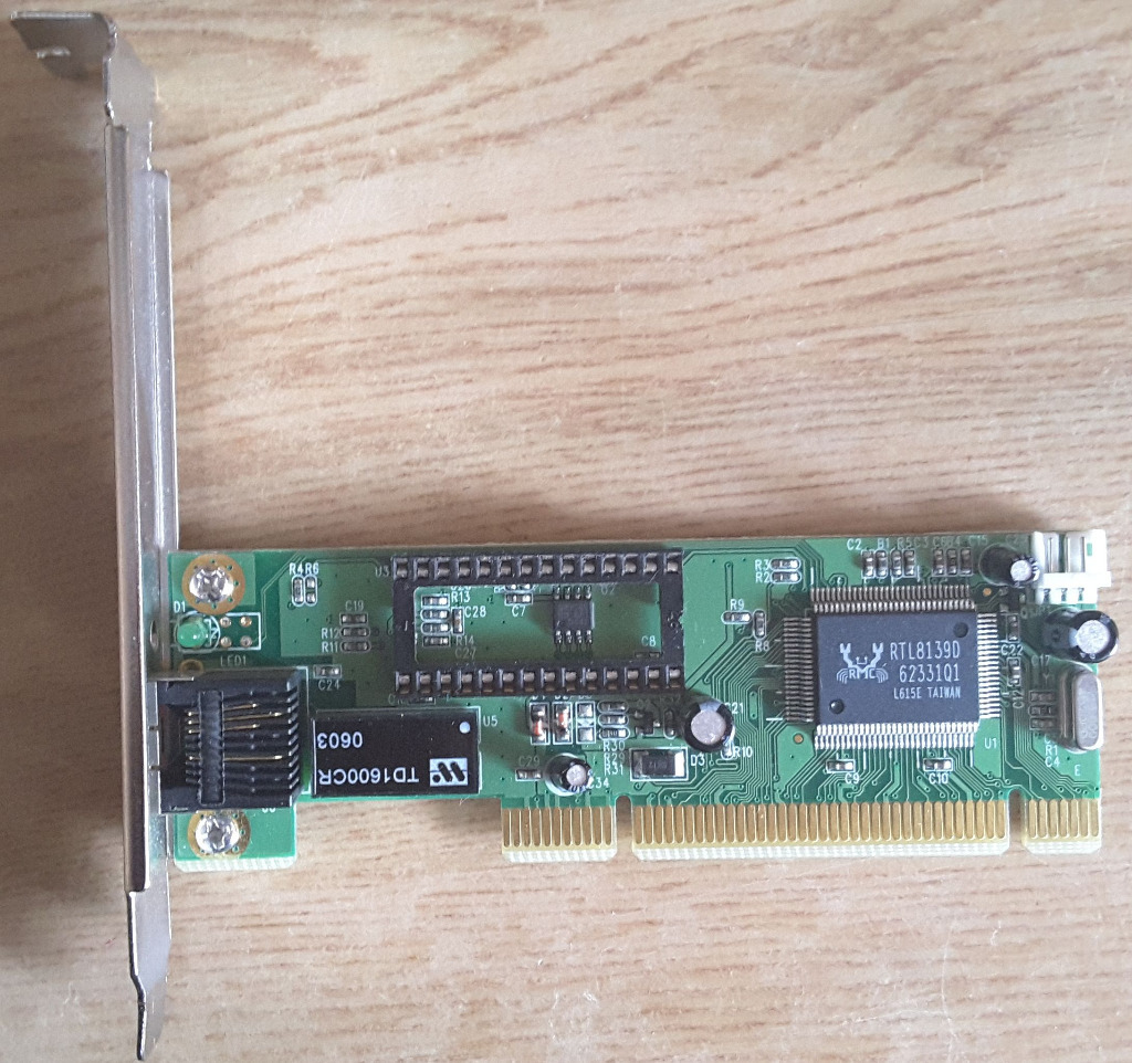 Karty LAN na PCI Realtek RTL8139 | Nowa Sarzyna | Ogłoszenie na Allegro ...