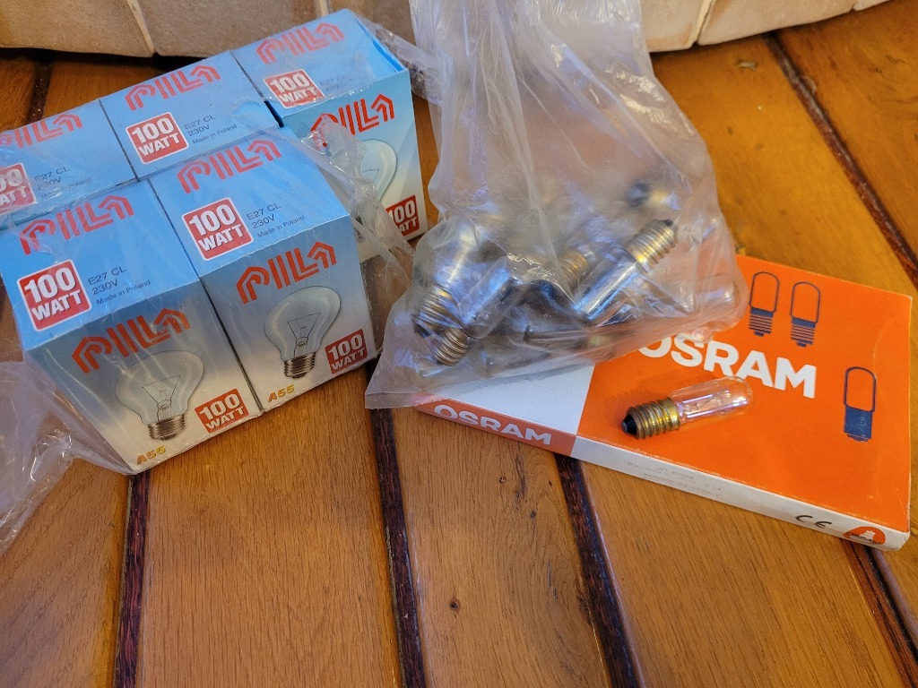 żarówki żarowe tablicowe rurkowe halogeny e14 e27 | Gdynia | Ogłoszenie ...