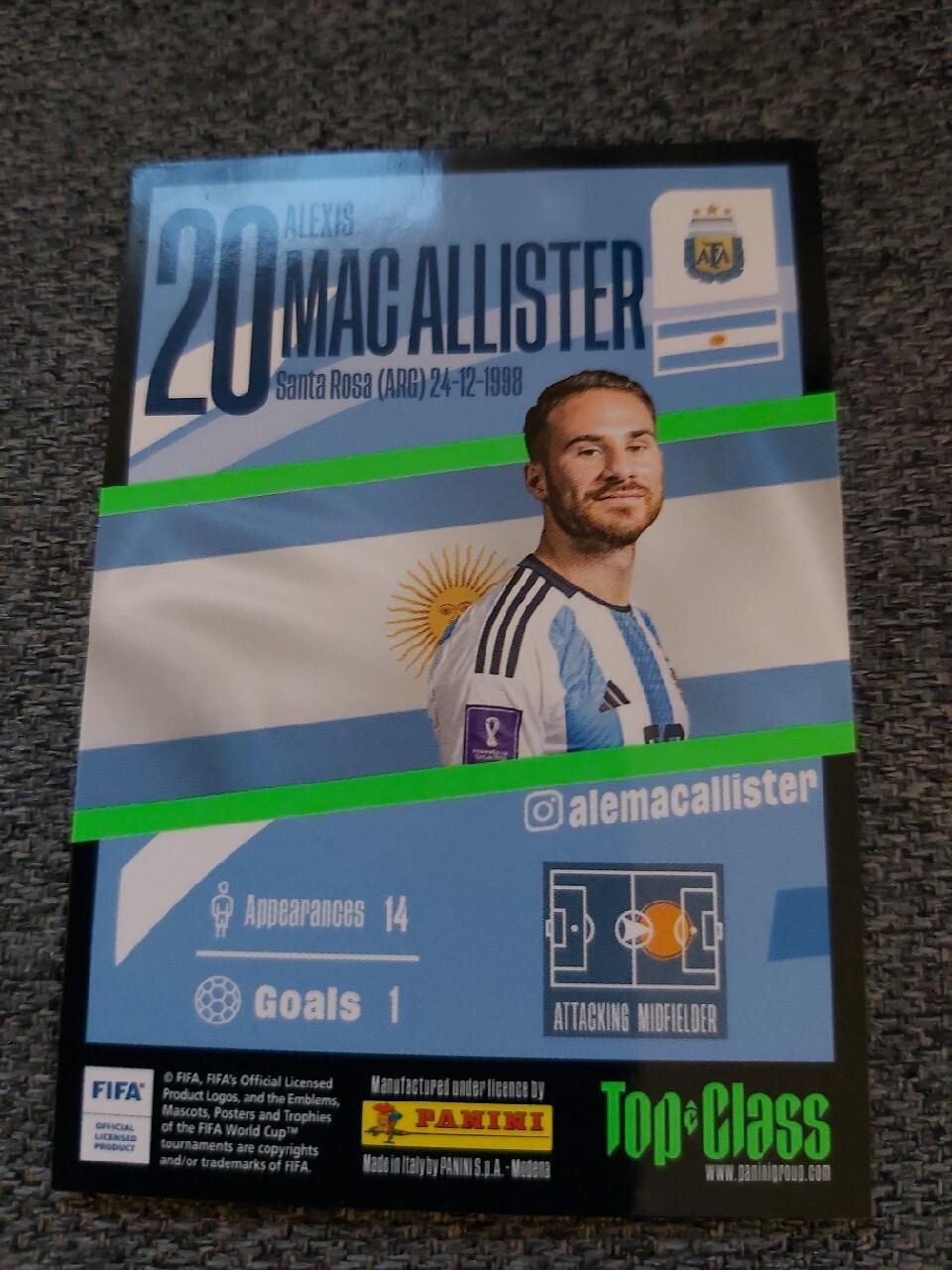 Karta Top Class 2023 MAC ALLISTER Rainbow Master | Żary | Kup teraz na ...