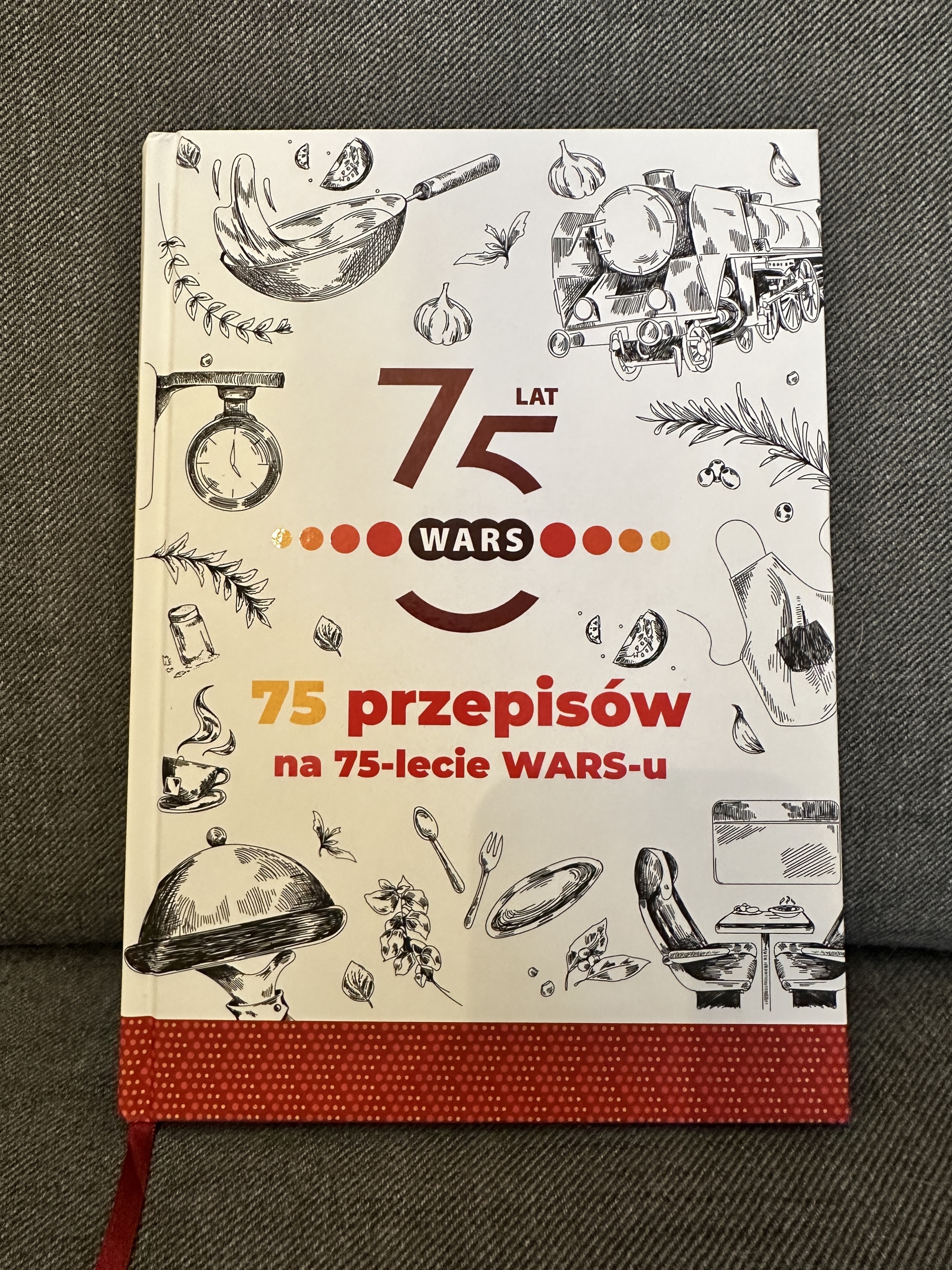 Album 75 lat Wars PKP Intercity 75 przepisów Twarda Okładka | Warszawa ...