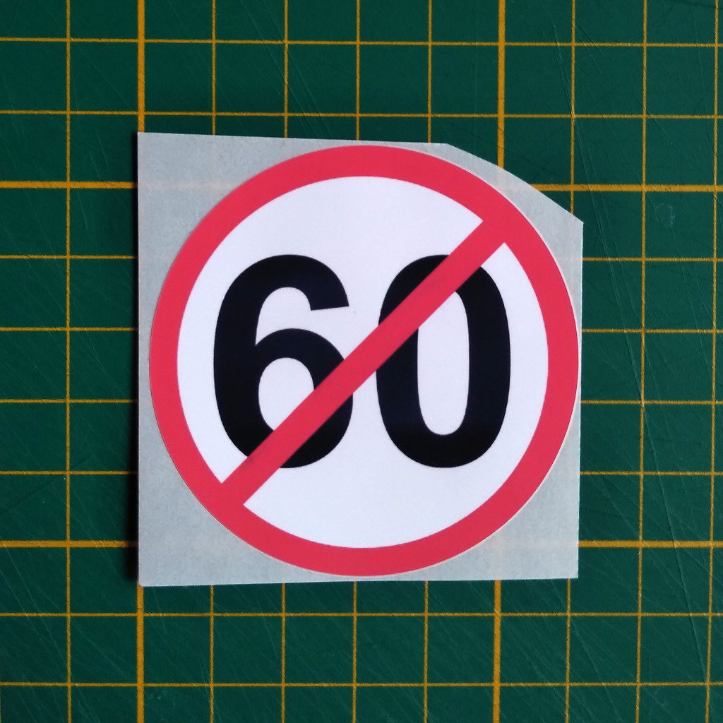 Sześćdziesiona 60 konfident wlepy naklejki 100szt | Mysłowice | Kup ...