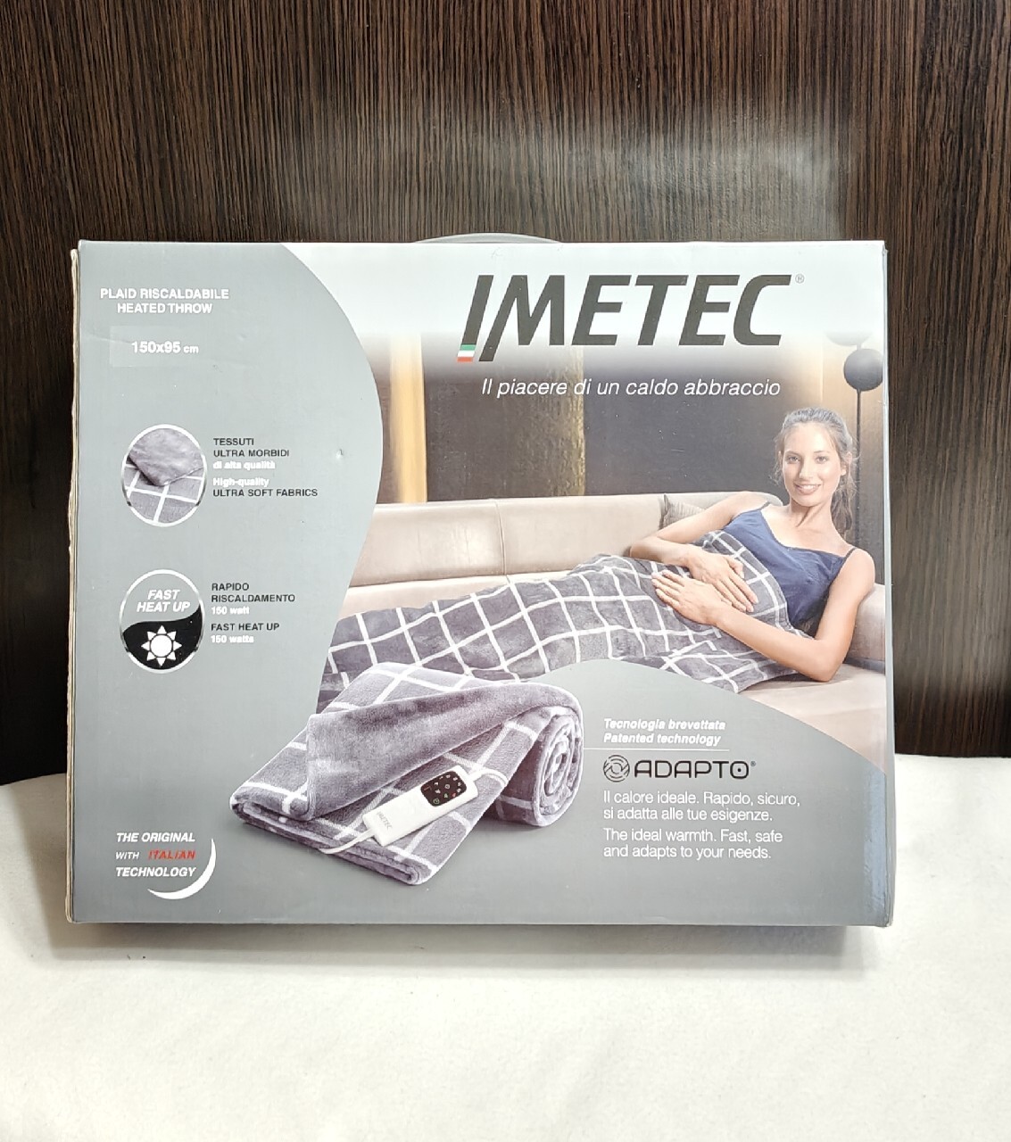 Koc Elektryczny Imetec Adapto Velvet 150x95 cm | Strzelce Krajeńskie ...