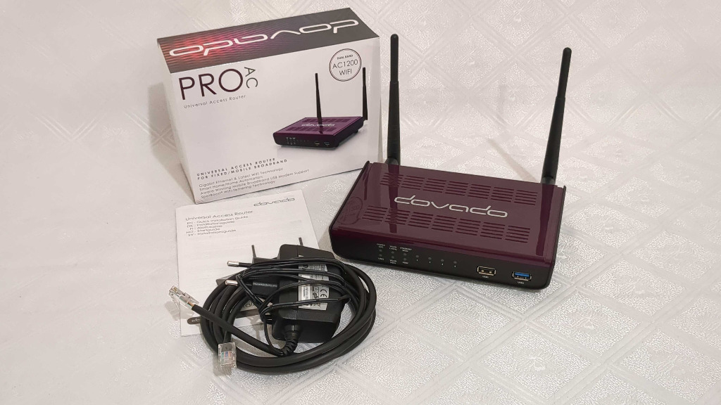 Router Dovado PRO AC WIFI Gigabit USB SMS OpenVPN SmartHome JAK NOWY ...