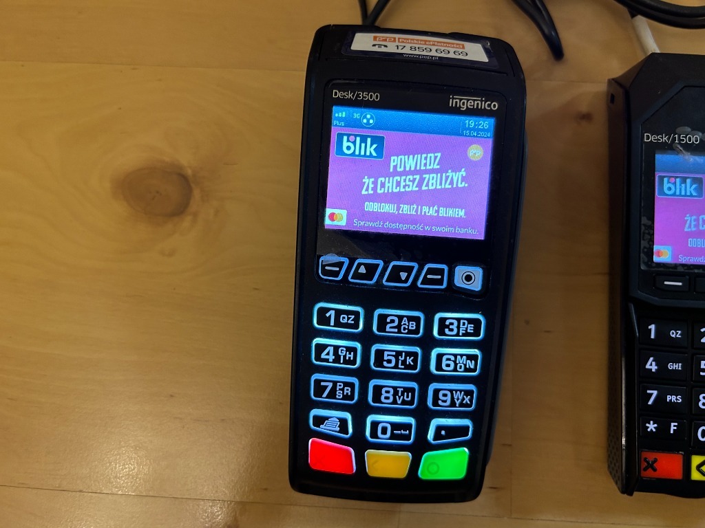 JAK NOWY Pinpad terminal płatniczy Ingenico desk 1500 | Warszawa | Kup ...