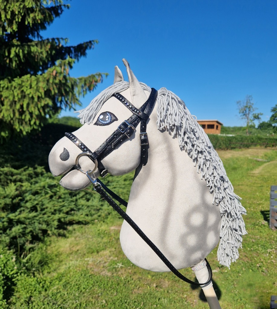 Jasno Siwy Konik Hobby Horse z akcesoriami | tczew | Kup teraz na Allegro Lokalnie