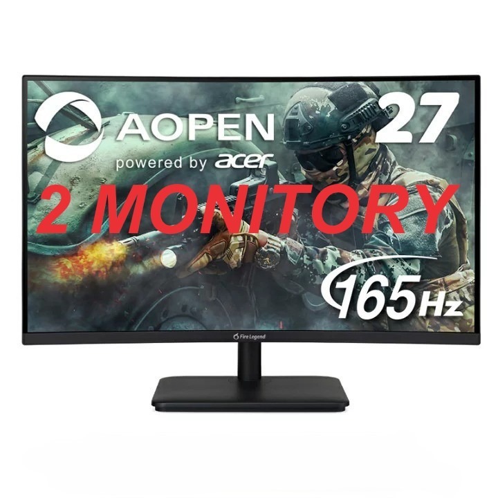 2 x ACER AOPEN 27HC5R PBIIPX 27", 165Hz, gamingowe | Niepołomice | Kup ...