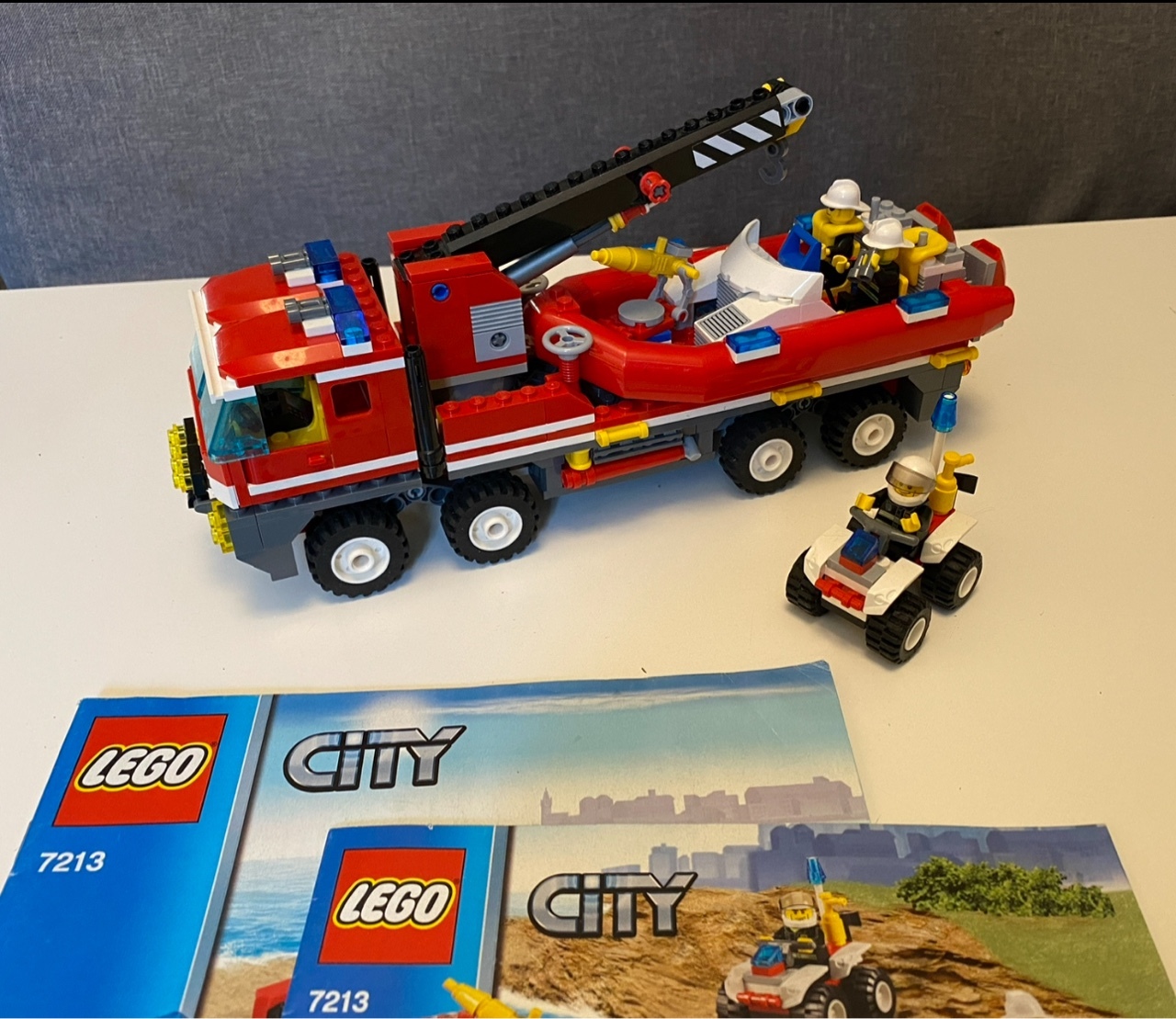 LEGO City 7213 Tere Wóz Strażacki komplet z instrukcją | Gdańsk | Kup ...