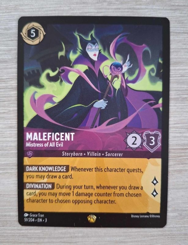 Disney Lorcana Maleficent Mistress Of All Evil 51 Sosnowiec Kup Teraz Na Allegro Lokalnie