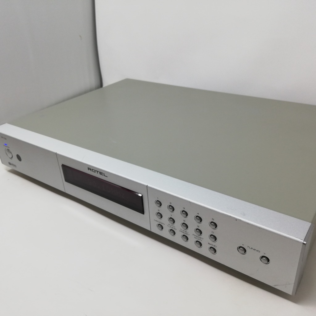 Tuner radiowy cyfrowy Rotel RT-02 srebrny z RDS | Łódź | Kup teraz na ...