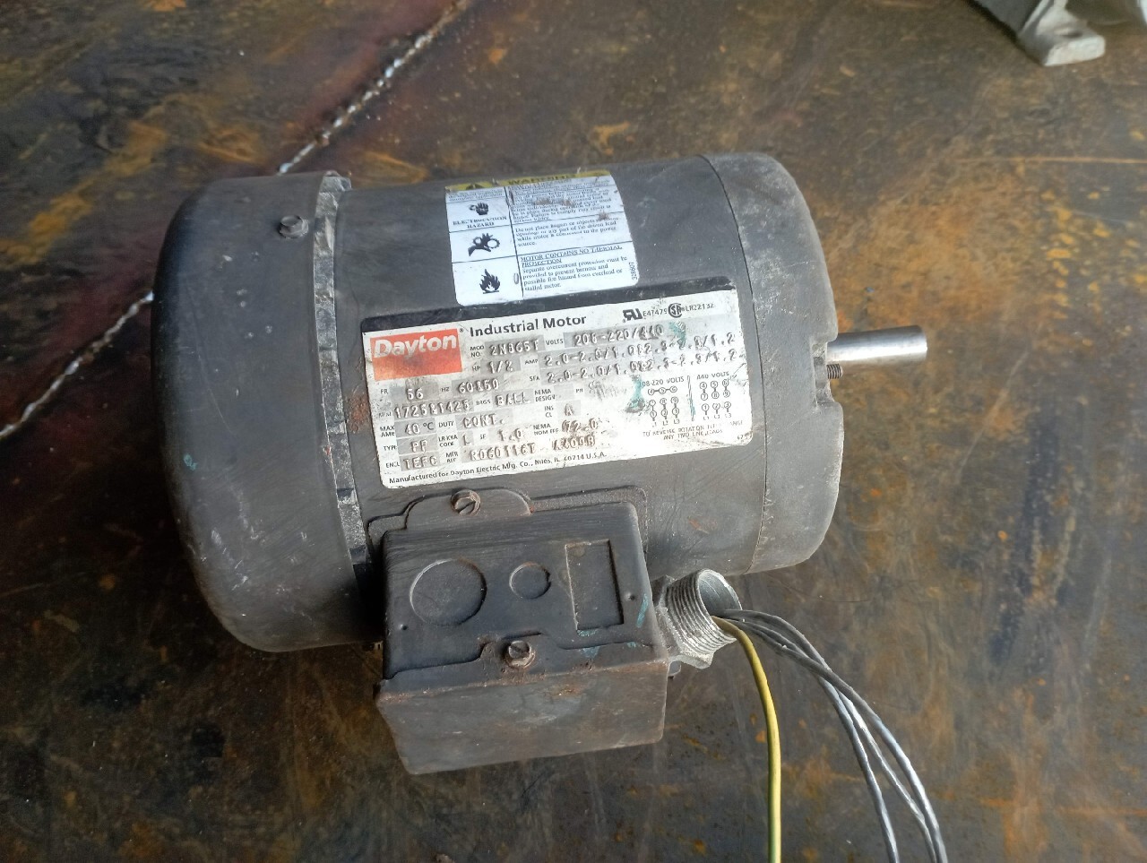 Silnik elektryczny 0.37 kW 380 V 1400 obr sprawny | Słuszków | Ogłoszenie na Allegro Lokalnie