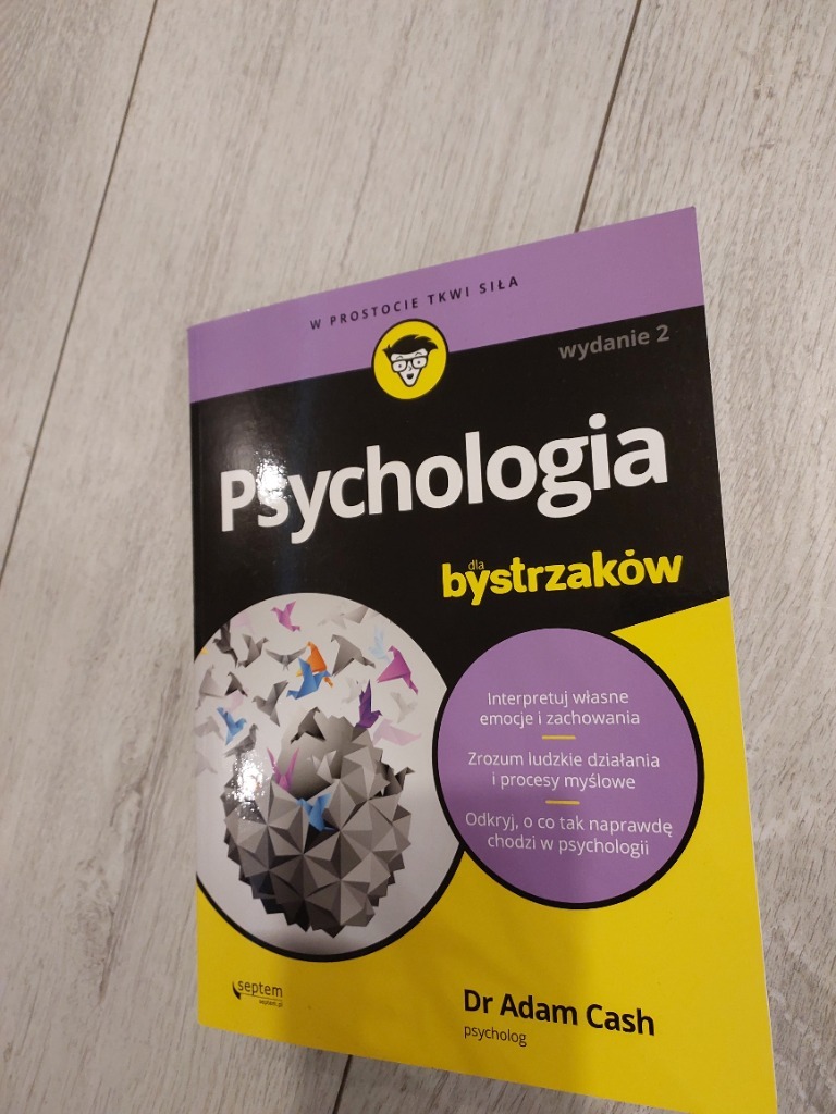 " Psychologia dla bystrzaków" ~ dr Adam Cash | Pleszew | Licytacja na ...