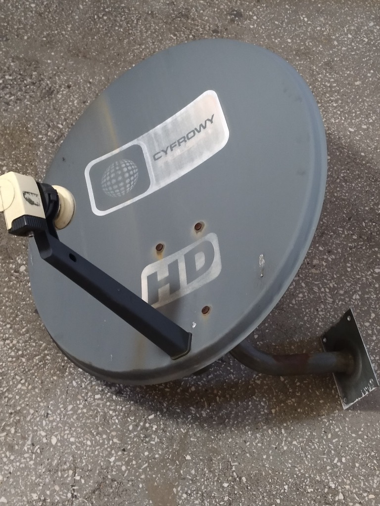 Antena satelitarna + konwerter + uchwyt Cyfrowy Polsat | Świętochłowice | Kup teraz na Allegro ...