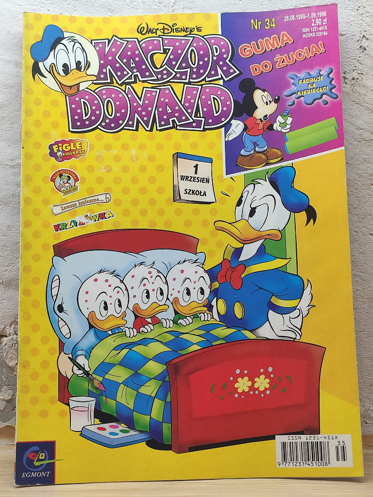KACZOR DONALD Komiks Tygodnik nr 34/1998 | Zator | Kup teraz na Allegro Lokalnie