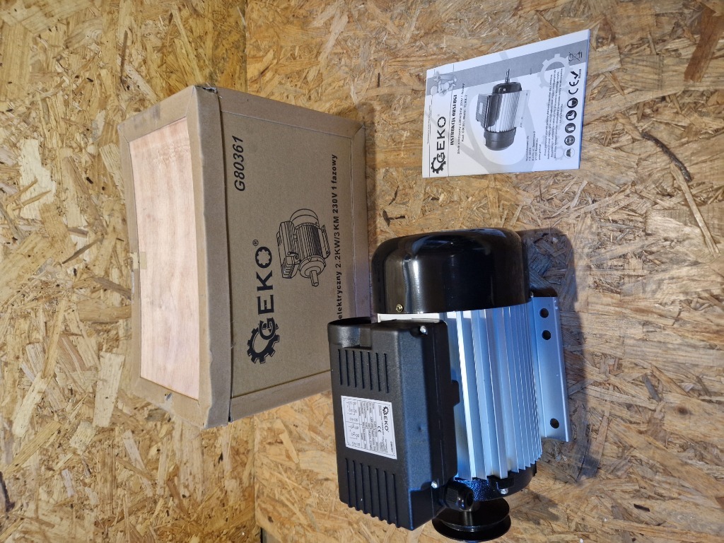 Silnik elektryczny 2 2KW 3KM 230V 1 fazowy Geko G80361 | Raszków ...
