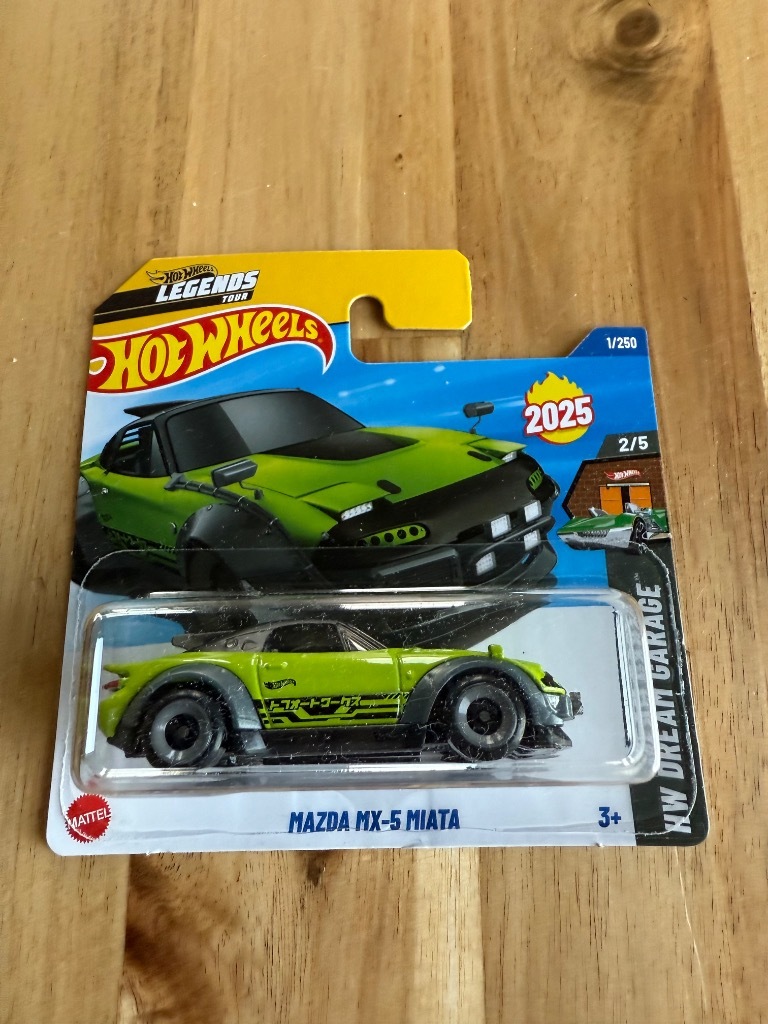 Hot Wheels Mazda MX5 Miata 2025 Legends Tour 1 250 ZIELONA | Poznań ...