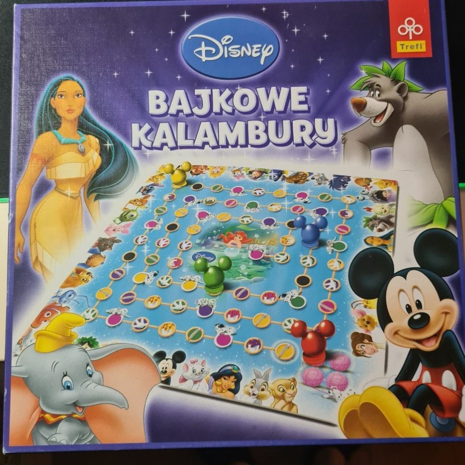 Gra Bajkowe kalambury Disney TREFL | Warszawa | Kup teraz na Allegro ...