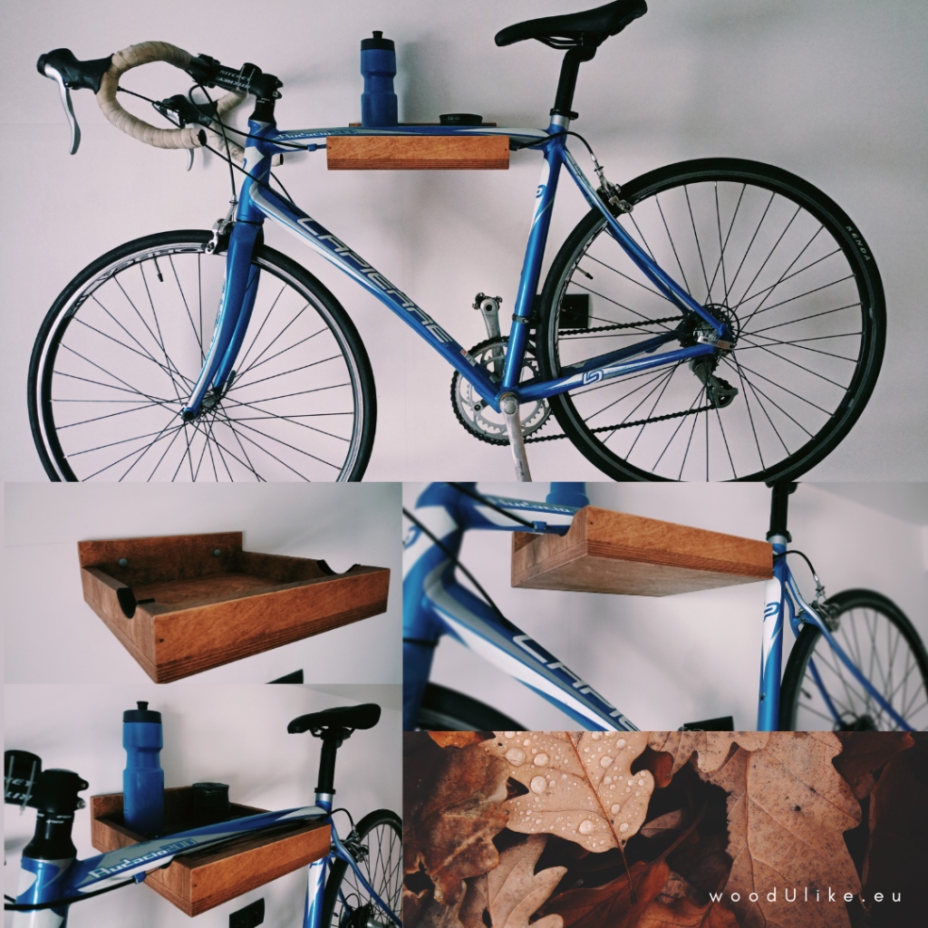 Drewniany uchwyt na rower wieszak na rower | Szczecin | Kup teraz na ...