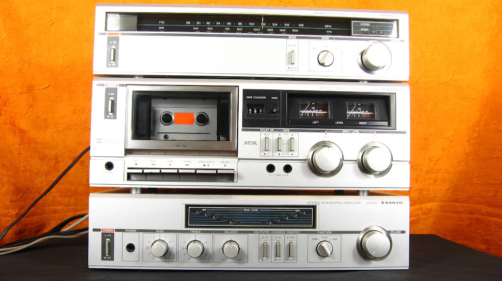 Sanyo JA 200 Wieża WZMACNIACZ Tuner Deck i MARANTZ cc52 | Świebodzice ...