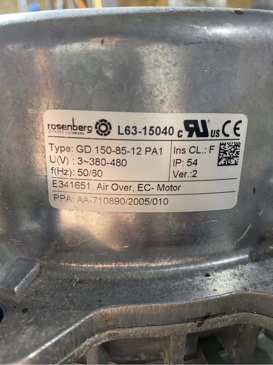 Silnik elektryczny rosenberg L63-15040 GD150-85-12 | Gdańsk | Kup teraz ...