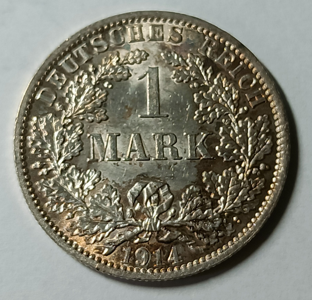 MONETA 1 MARKA – NIEMCY 1914 A 232 | Stęszew | Licytacja na Allegro ...