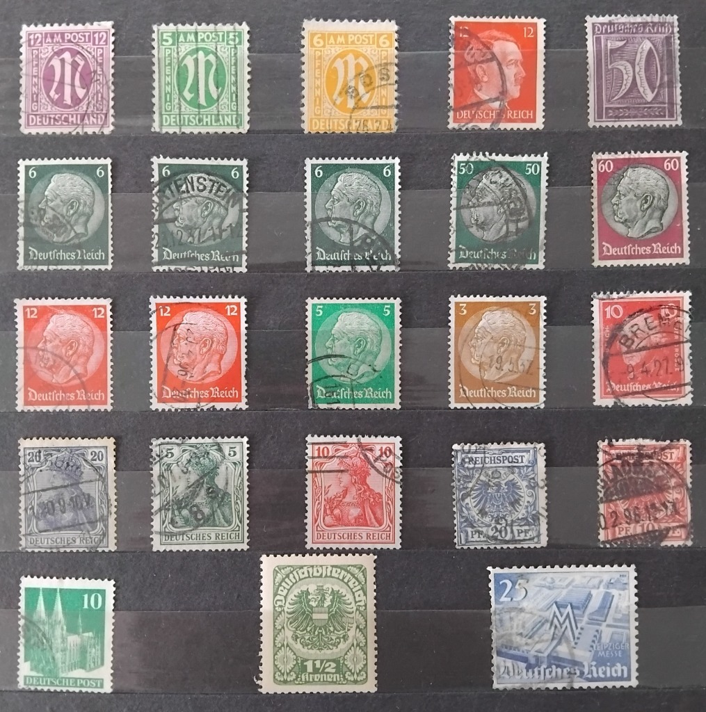 Znaczki Pocztowe III Rzesza Hiszpania Francja Włochy 210 szt 285 ...
