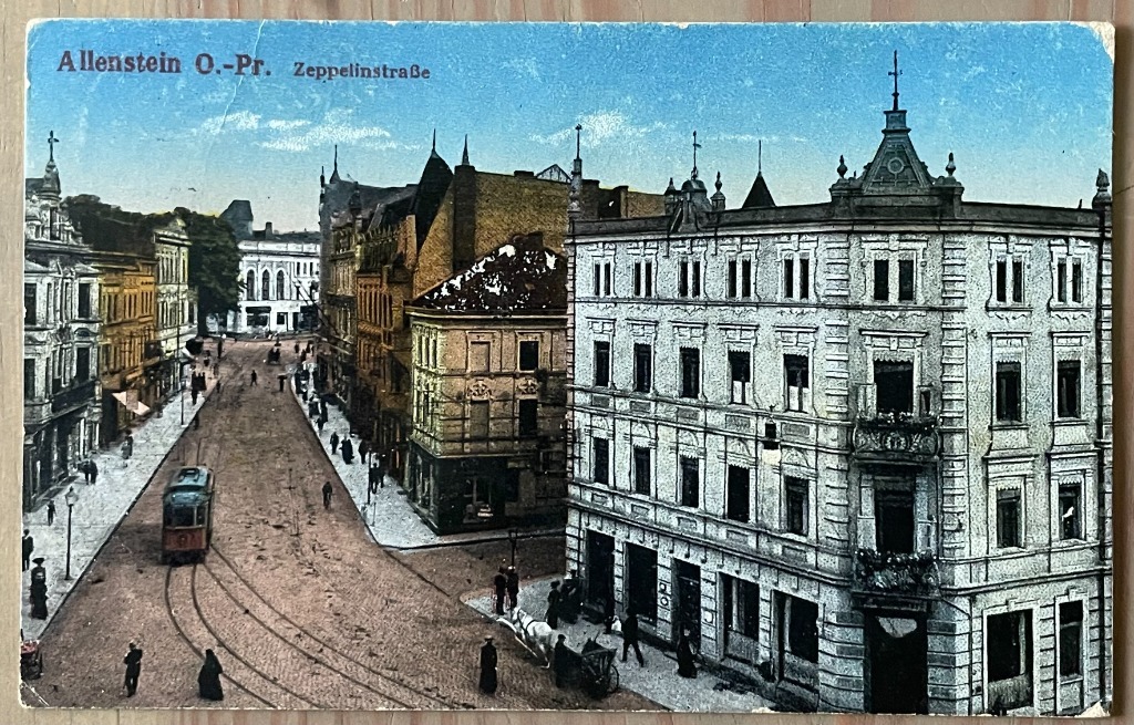Olsztyn, Allenstein, Zeppelinstrasse 1916 rok | Brodnica | Licytacja na ...