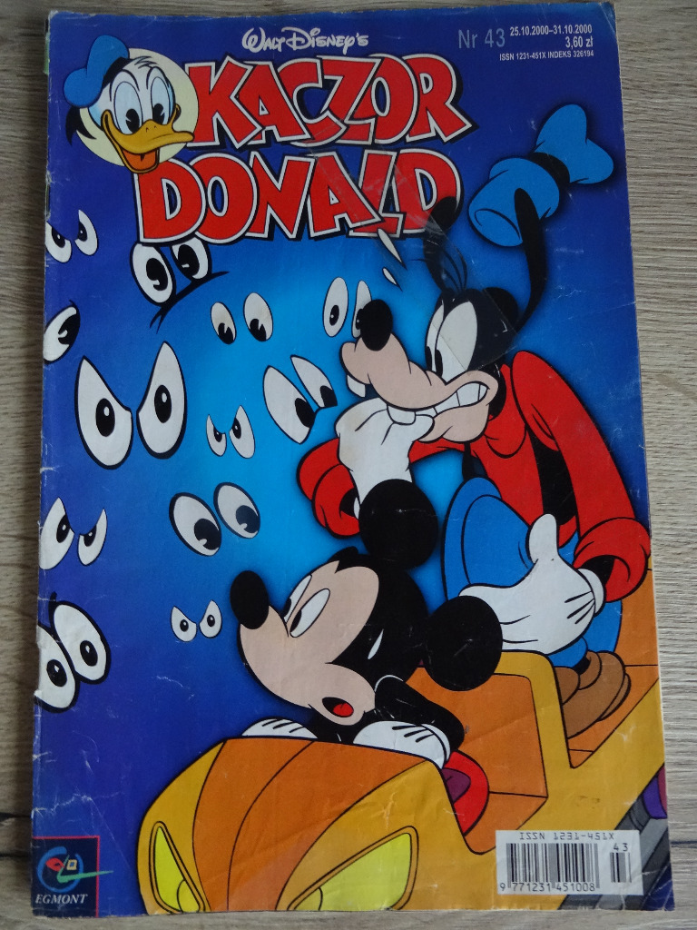 DISNEY__ KOMIKS KACZOR DONALD__ nr 43/2000 | Ostrołęka | Kup teraz na Allegro Lokalnie