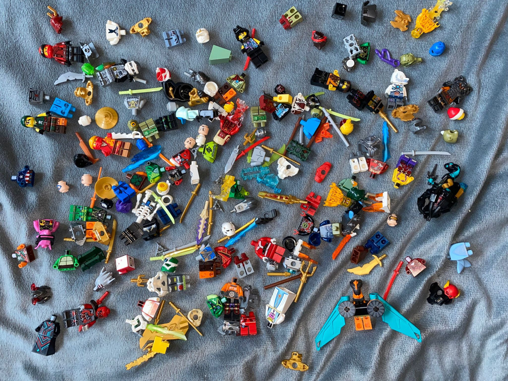 Lego Mix Minifigurek Elementów Akcesoria Broń | Łódź | Kup teraz na ...