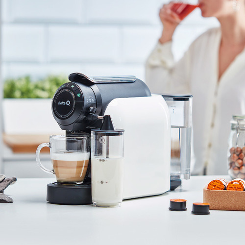 EKSPRES DO KAWY DELTA Q MILK QOOL ZE SPIENIACZEM!! | Kraków | Ogłoszenie na Allegro Lokalnie