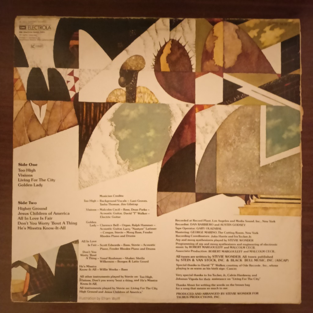 STEVIE WONDER - INNERVISIONS /LP 1C 072-94 665 | Rzeszów | Kup teraz na ...