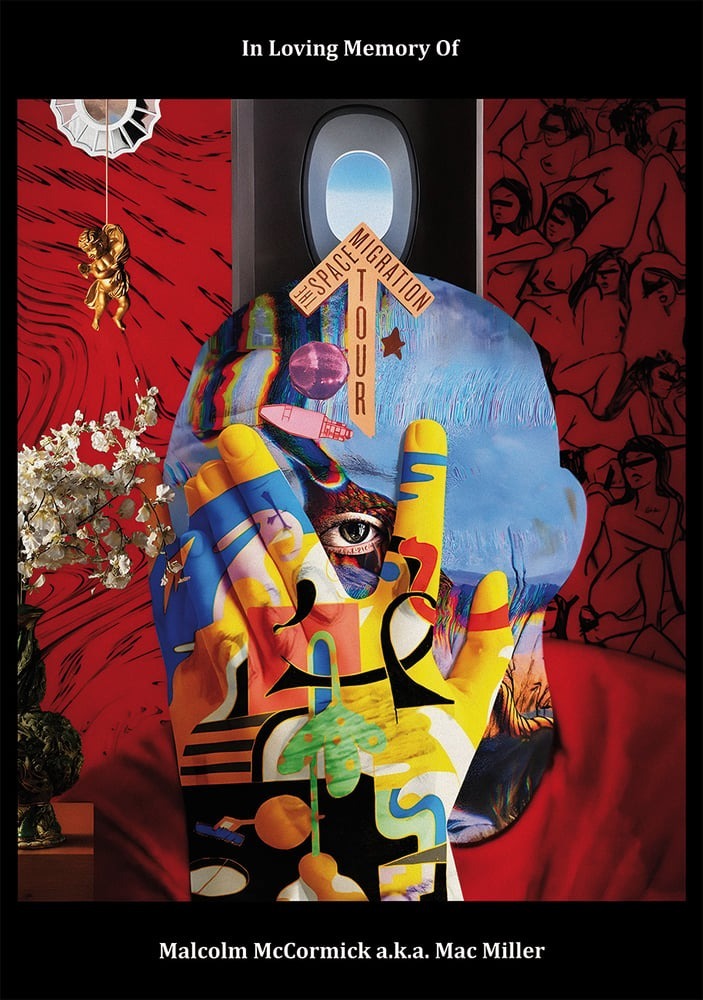 Mac Miller Memorial Tribute A3 artbyshk com Plakat Print | Goleniów ...