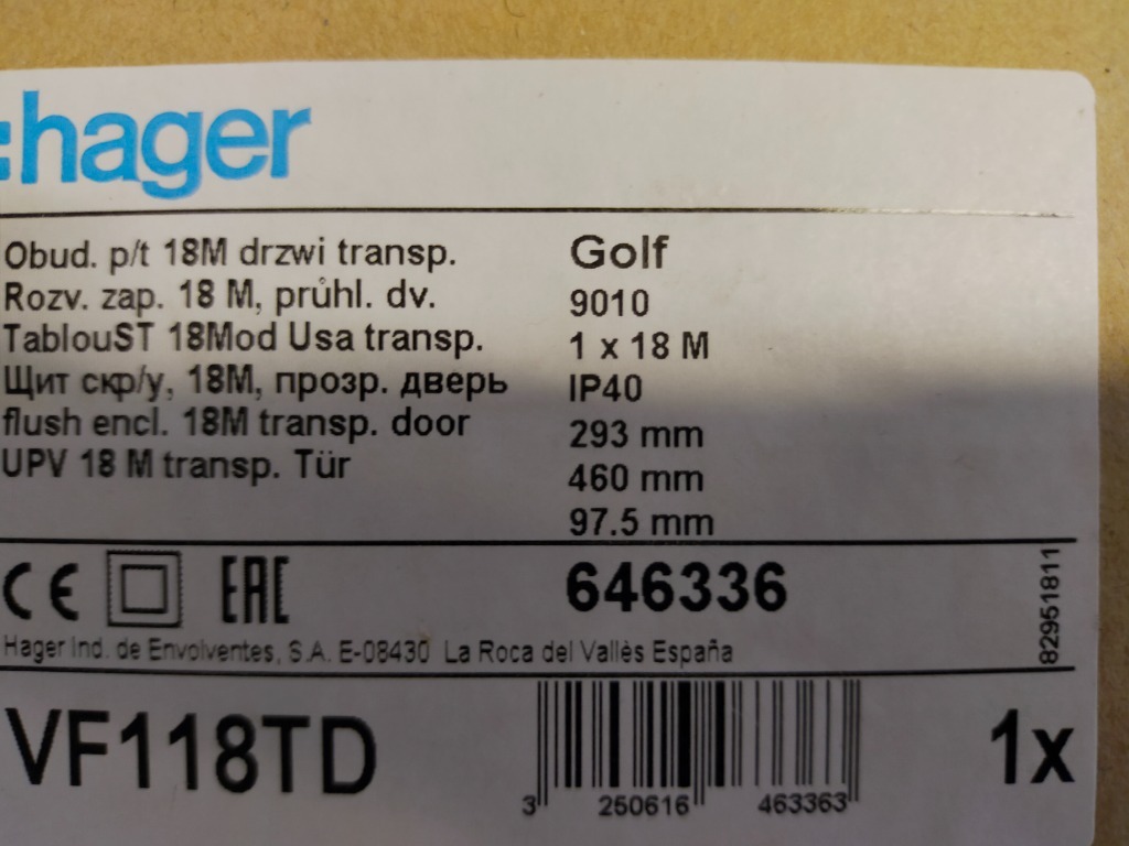 HAGER PRZEŁĄCZNIK I-0-II zas.góra 4P 40A SFT440 | Bielsk Podlaski | Kup ...