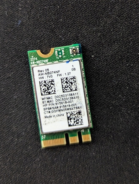 KARTA WIFI SIECIOWA REALTEK AWNB274NF RTL8723DE | Świdnik | Kup teraz ...