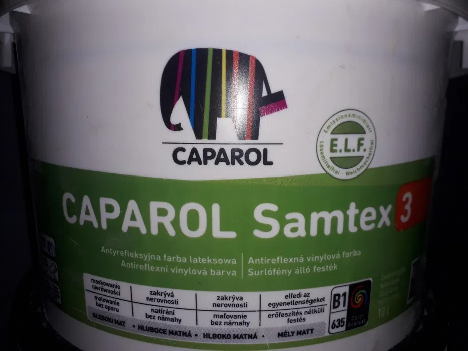Farba lateksowa CAPAROL Samtex 3 10 l | Zielonka | Ogłoszenie na ...